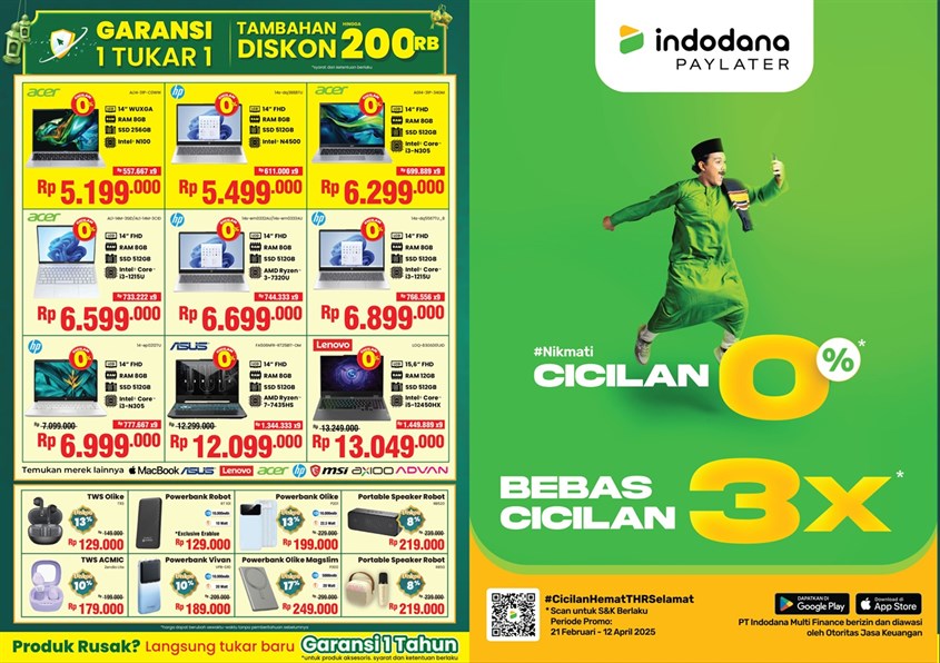 Pesta Lebaran Ramadan 2025, Dapatkan THR Mingguan di Erablue! | erablue.id