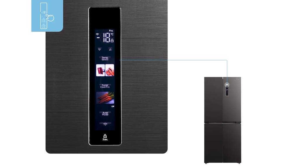 Beli Kulkas Multidoor Midea Inverter 407L MDRF550FGF28ID cicilan, harga ...