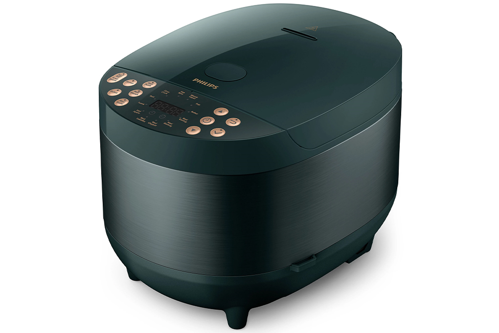 Beli Digital Rice Cooker Philips HD4515/91 1.8L Forest Green cicilan ...