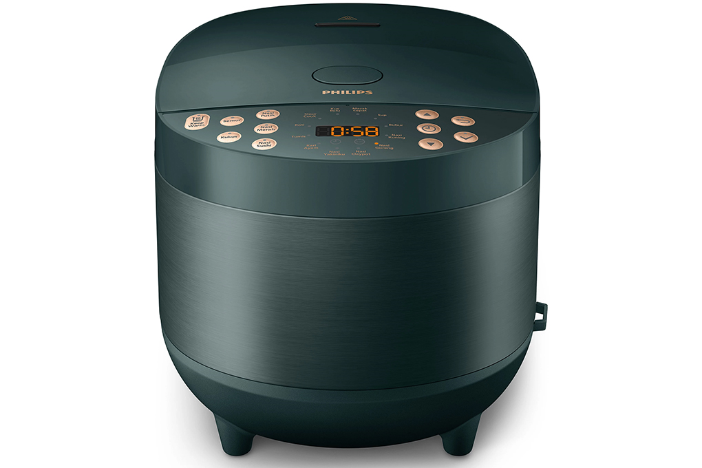 Beli Digital Rice Cooker Philips HD4515/91 1.8L Forest Green cicilan ...