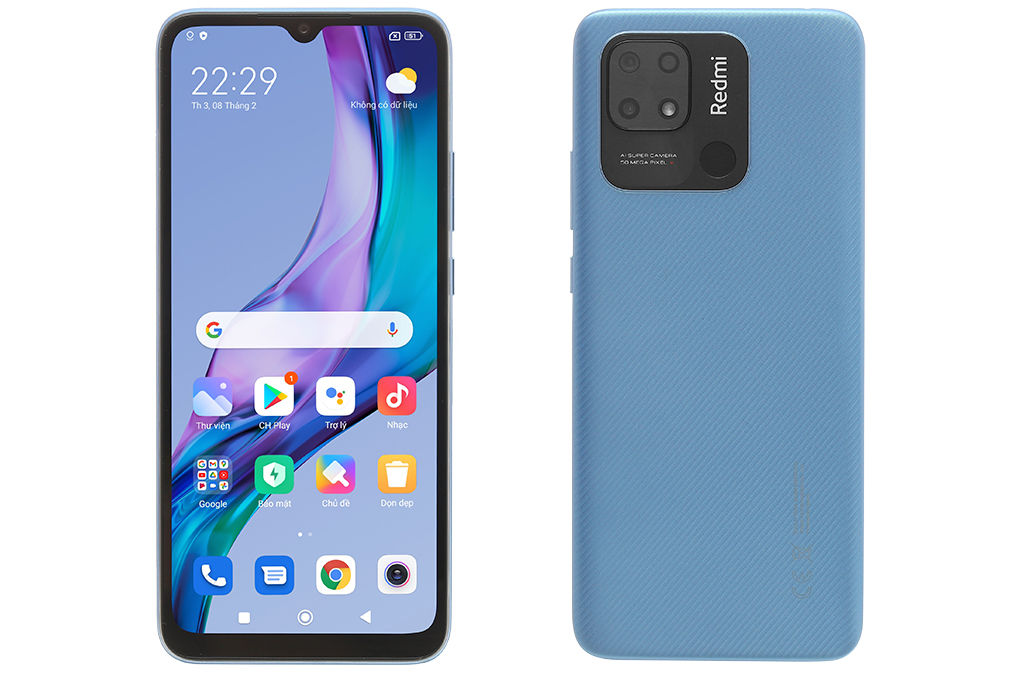 Beli Redmi MI 10C 220333QAG 6GB/128GB OCEAN BLUE cicilan, harga murah ...