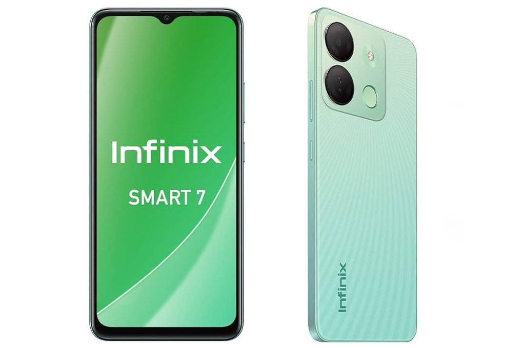 Beli Infinix Smart 7 4GB/64GB COASTAL GREEN cicilan, harga murah, resmi ...