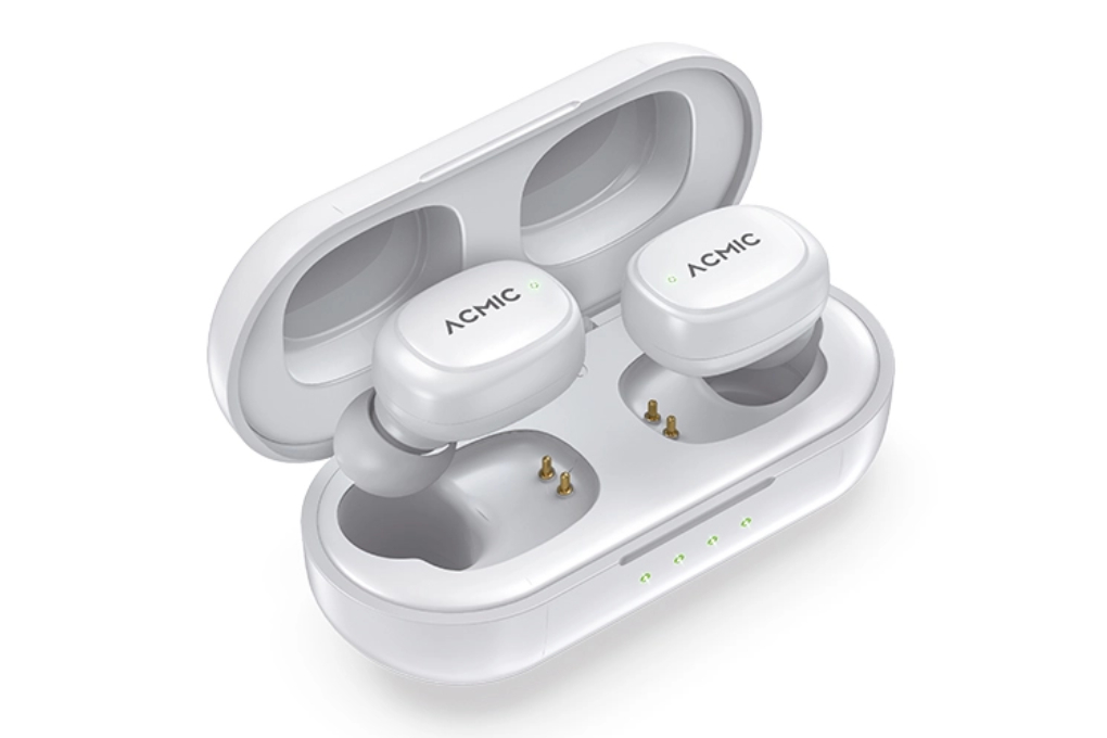 Beli Earphone Bluetooth ACMIC ZENDIO Extra Bass WHITE cicilan, harga ...
