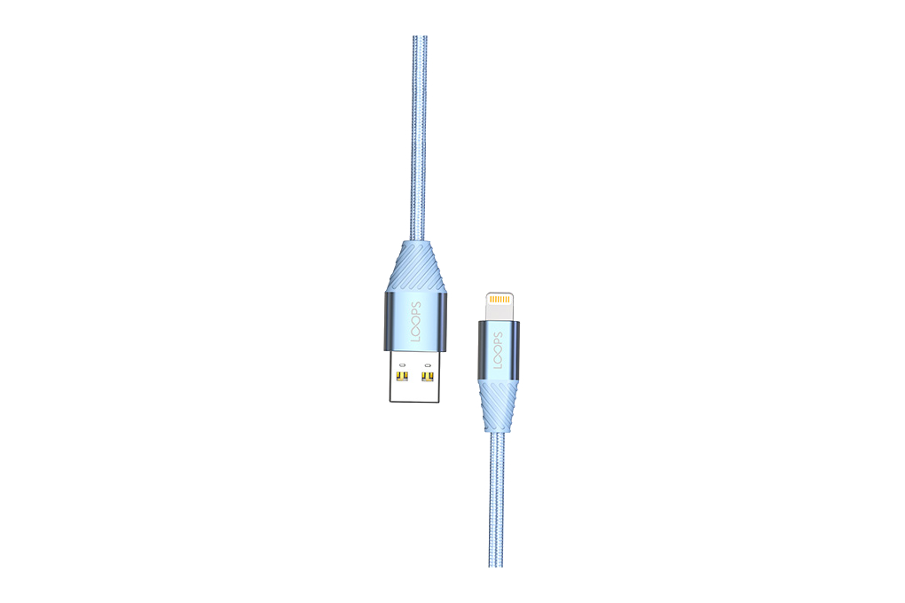 Beli Kabel Type A - Lightning 1m Loops BLUE cicilan, harga murah, resmi ...