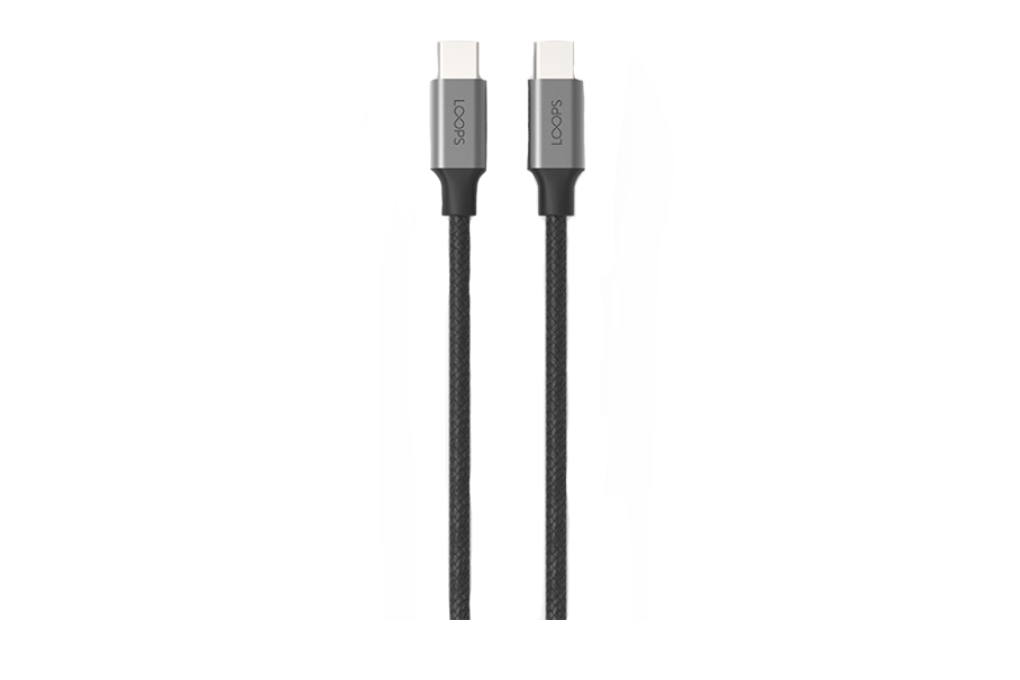 Beli Kabel Type C - Type C 1.2m Loops BLACK cicilan, harga murah, resmi ...